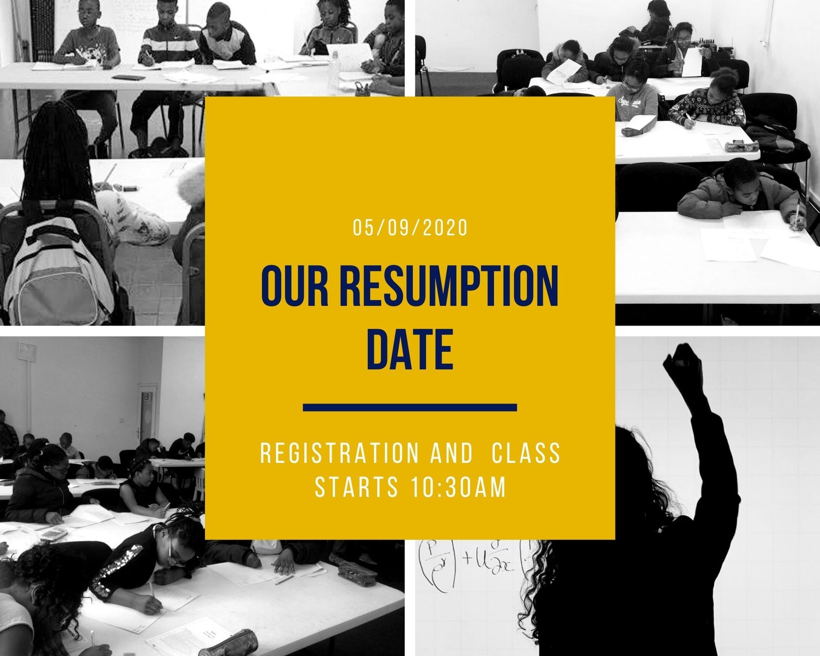 Our resumption date - Arrow Education Centre | Best private Tutor in ...